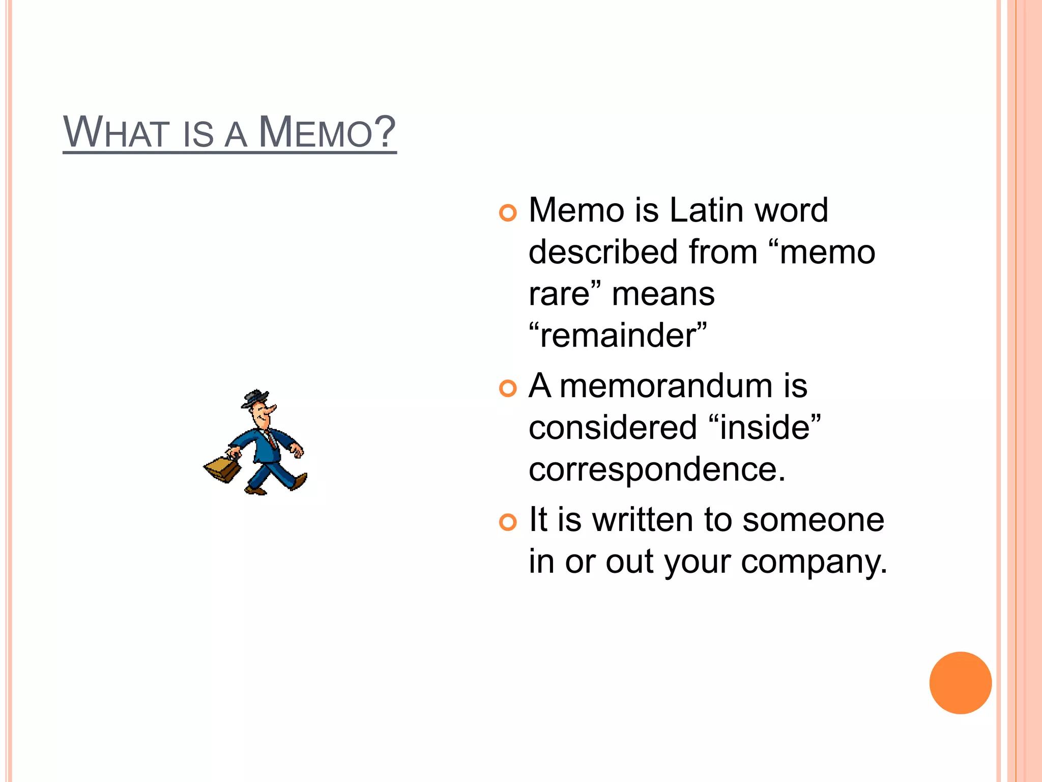 Memo | PPTX