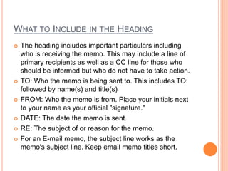 Memo | PPTX