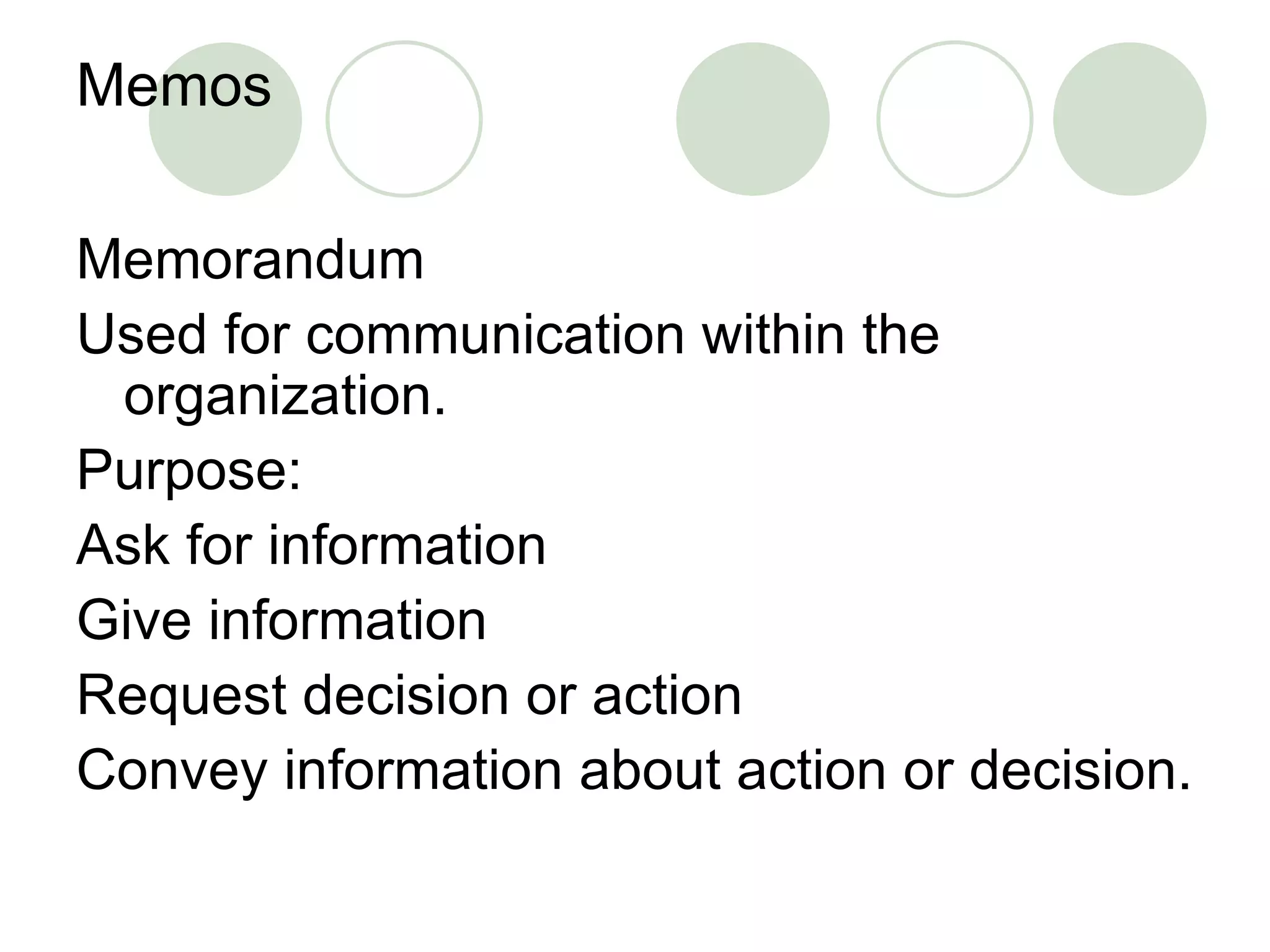 Memos and emails | PPT