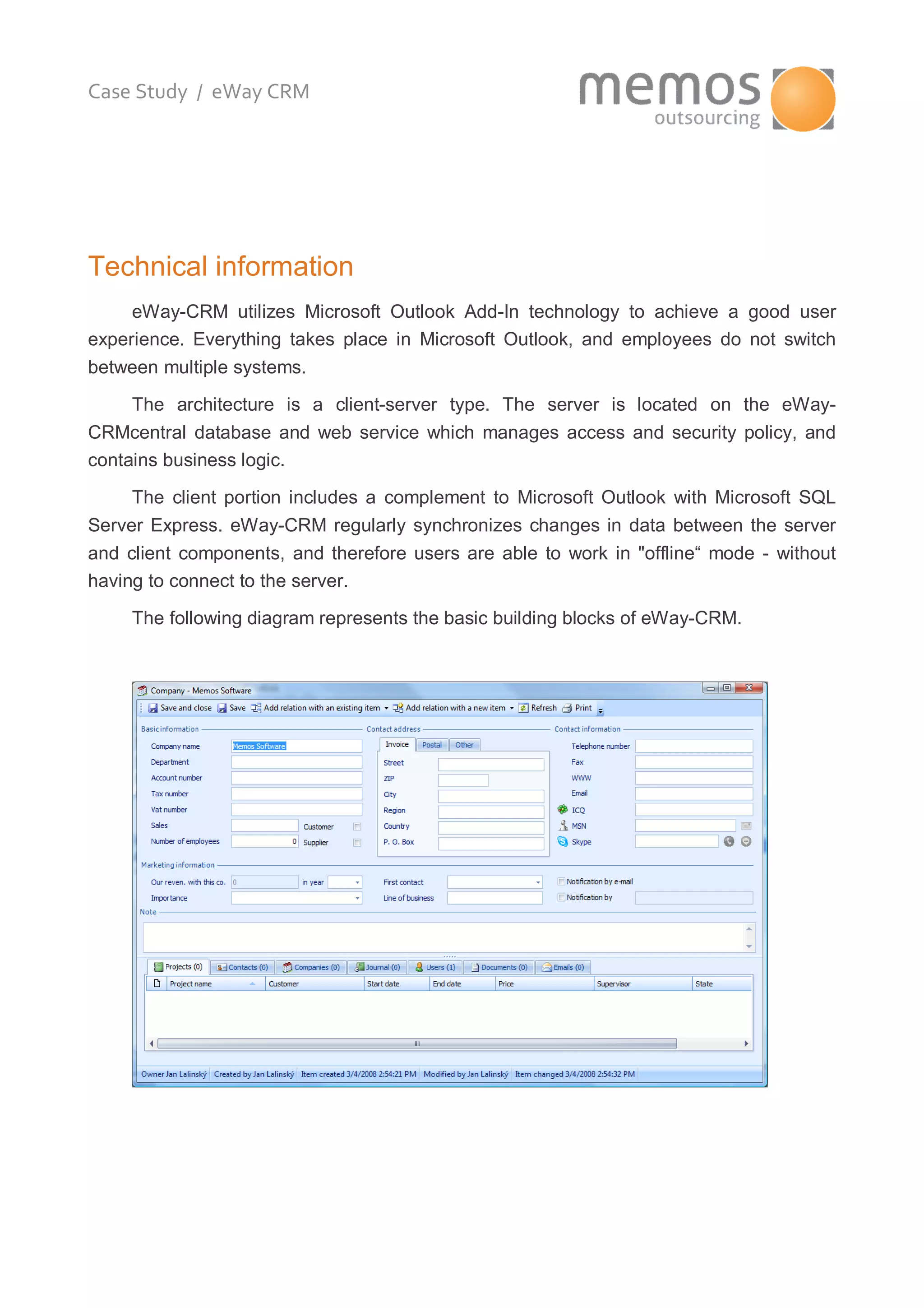 Memos case study eWay | PDF