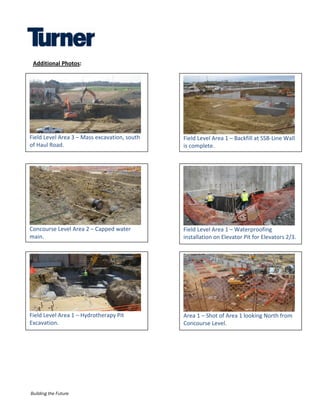 Construction Update 4-7-2010 | PDF