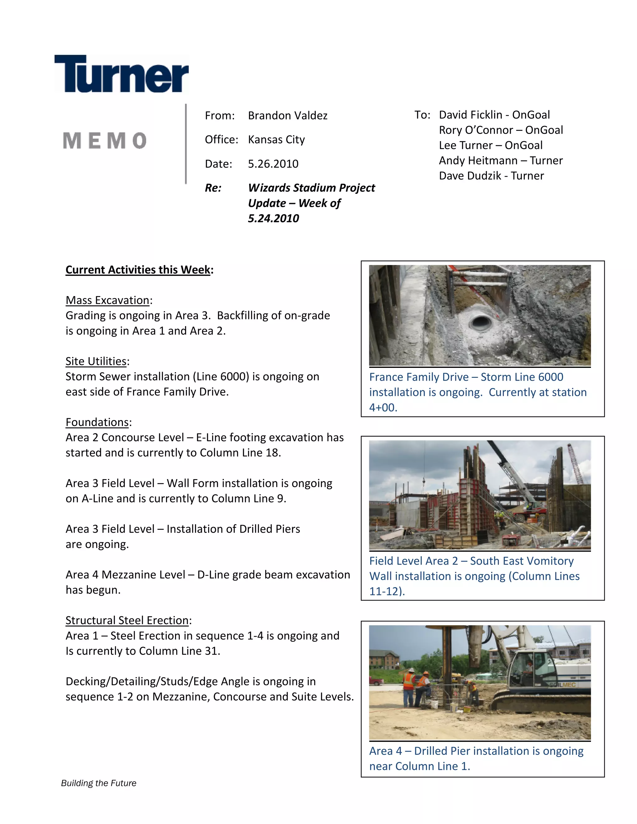 Weekly Construction Update 06-06-2010 | PDF