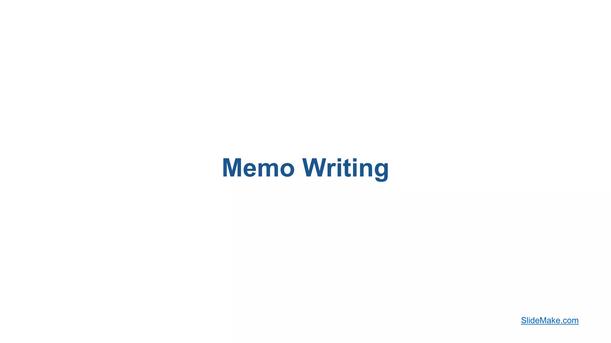 Memo Writing.pptx
