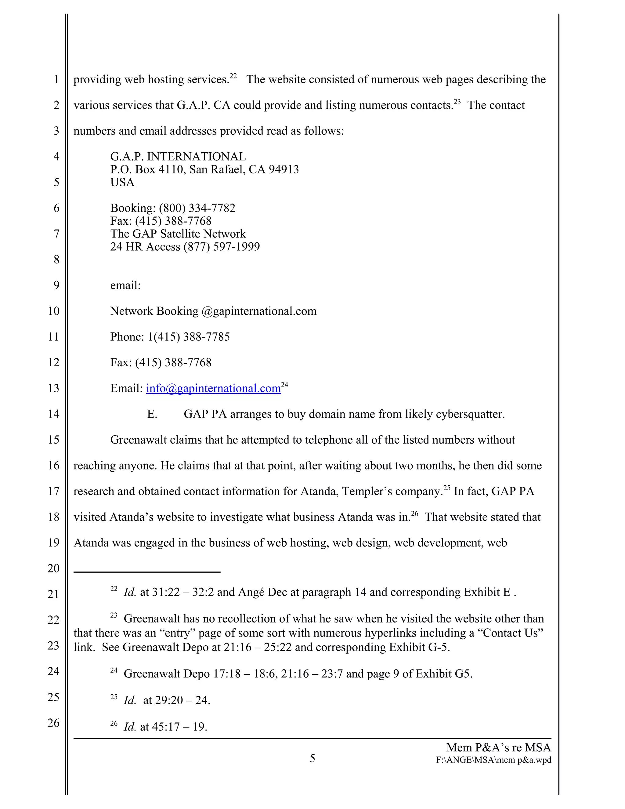 MEMORANDUM & POINTS OF AUTHORITIES | PDF