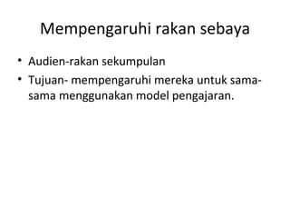 Mempengaruhi rakan sebaya | PPT