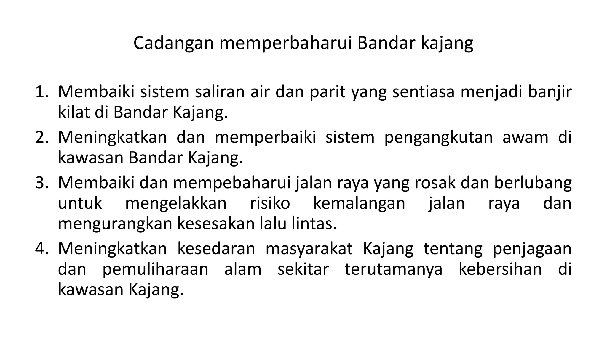Memperbaharui bandar | PPT