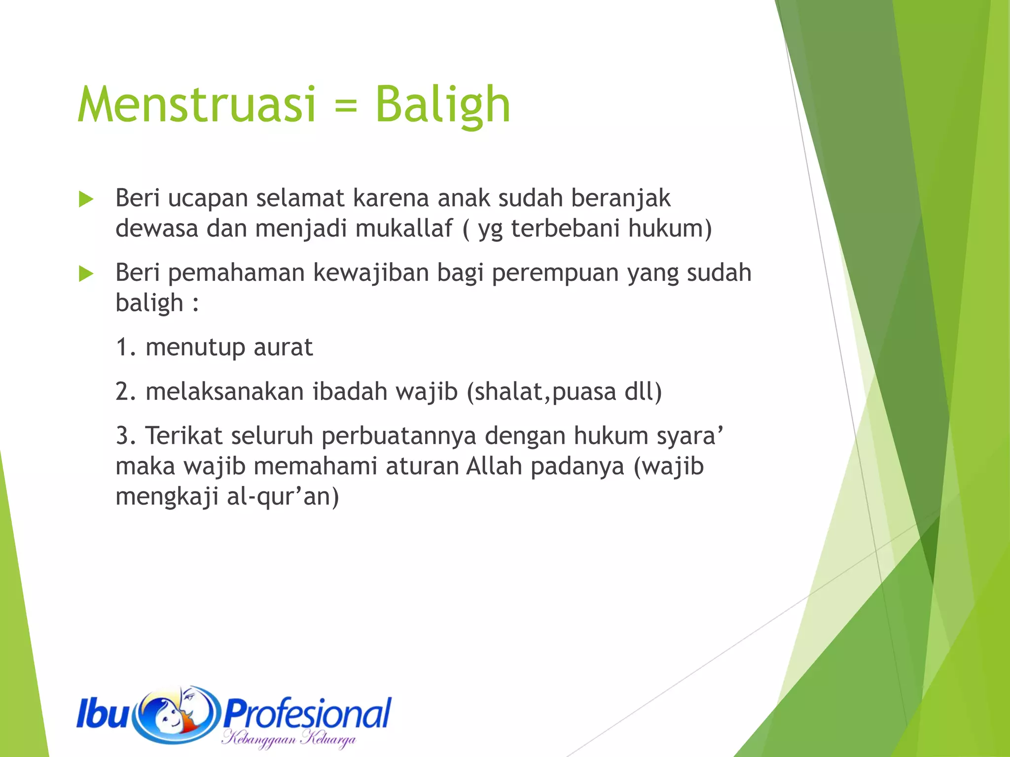 Mempersiapkan putri tercinta menyambut menarche | PDF