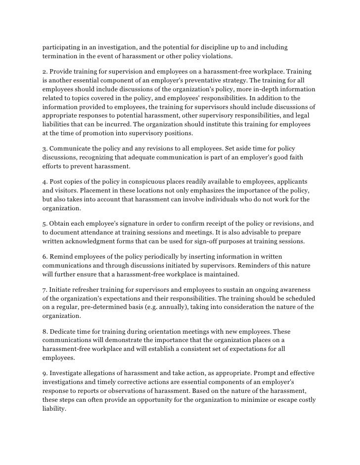 Strategies To Prevent And Respond To Workplace Harassment