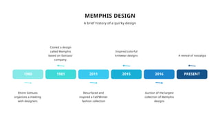 Memphis Design Slides Powerpoint For Guests | PPTX
