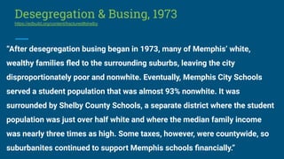 Education Inequity in Memphis: An Historical Consideration of Today's ...
