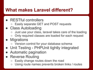 Memphis php 01 22-13 - laravel basics | PDF