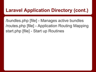 Memphis php 01 22-13 - laravel basics | PDF