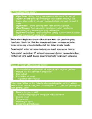 Mempraktikkan metode 5 r | DOCX