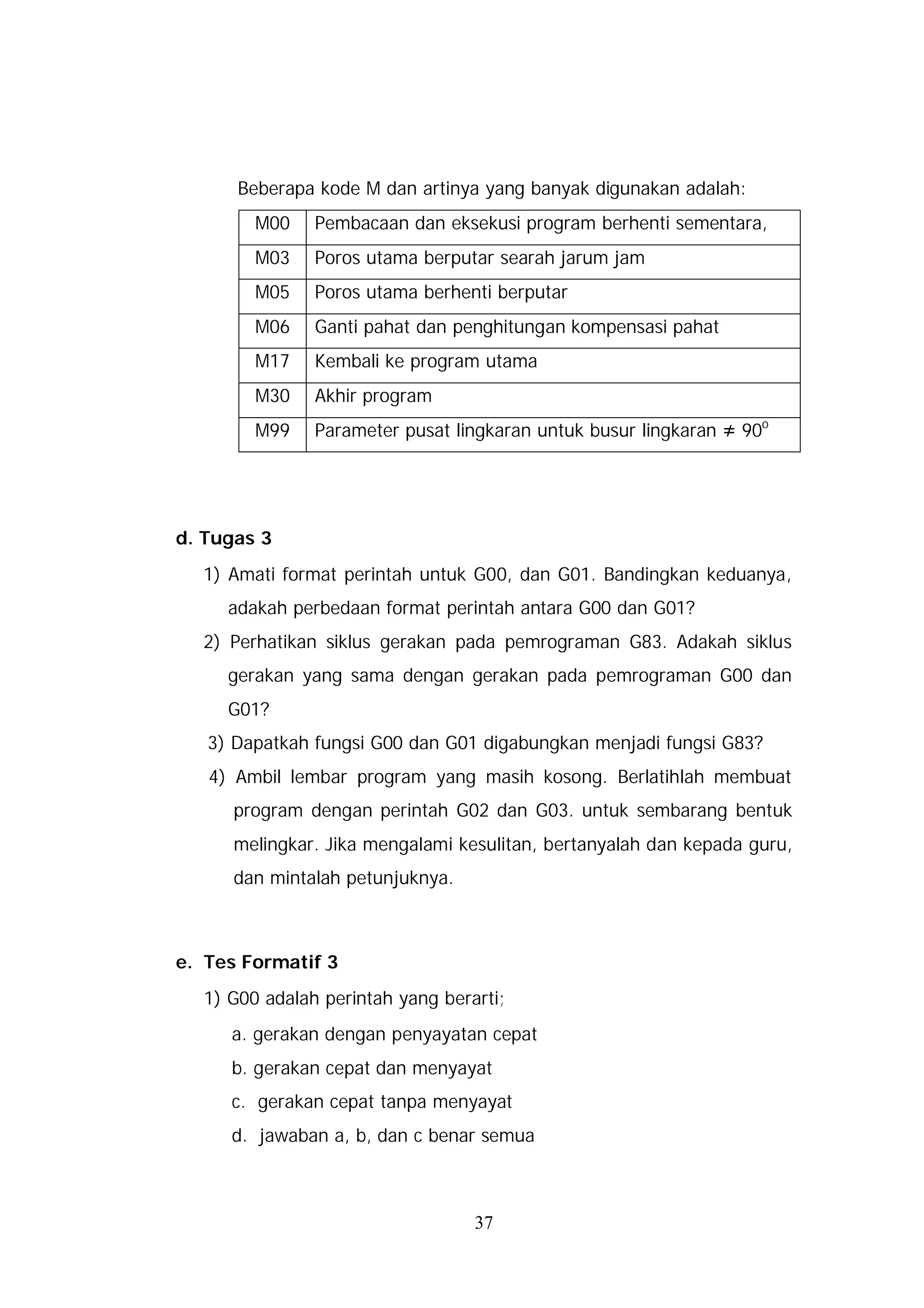 Memprogram mesin cnc_dasar | PDF
