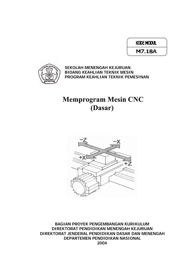 Memprogram mesin cnc_dasar | PDF