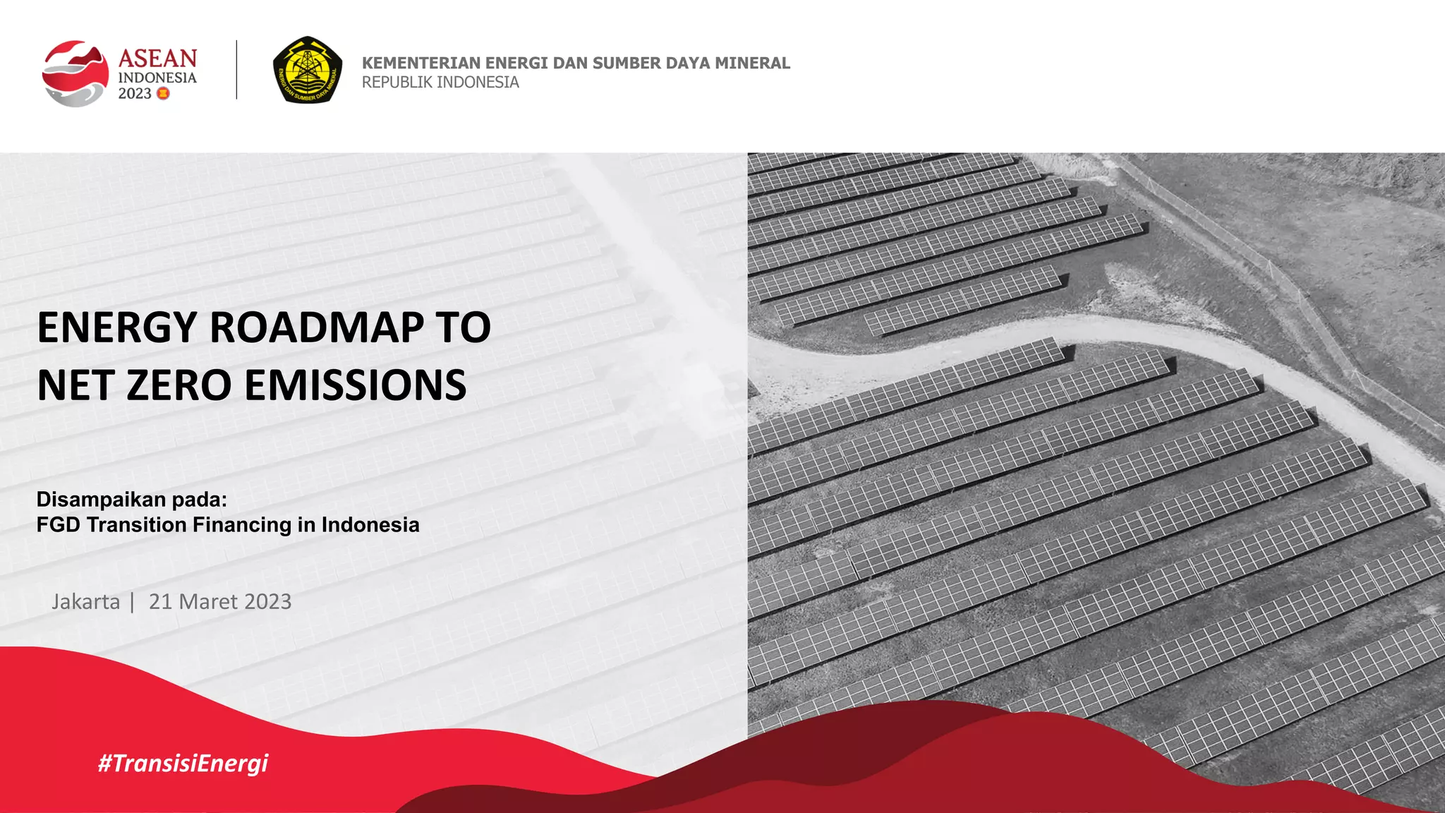 Energy roadmap to net-zero transmissions: MEMR, Indonesia | PDF