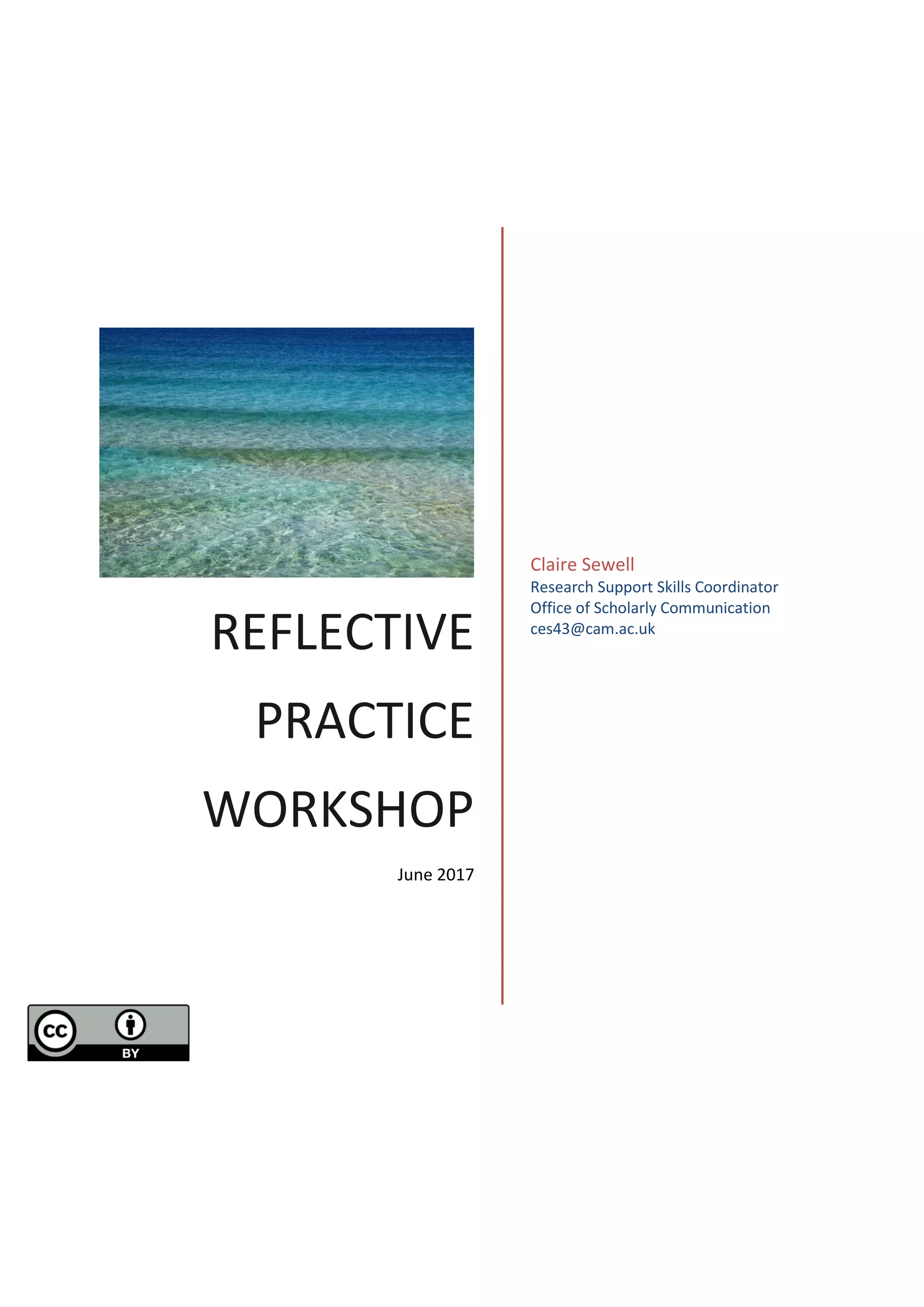 Reflective Practice Handout | PDF
