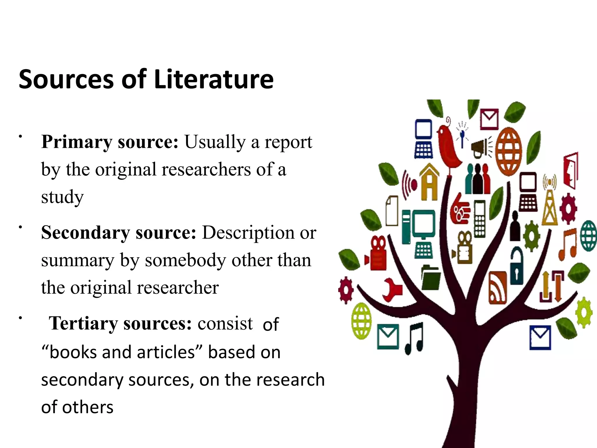 Sources of Literature | PPTX