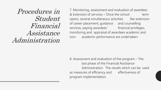 student financial assistance administration | PPTX