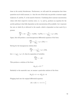 Cellular Metabolism Model | PDF