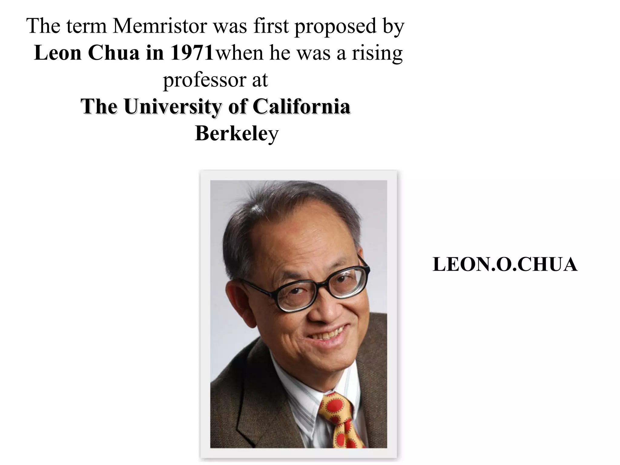 "Memristor" by mahadev desai | PPT