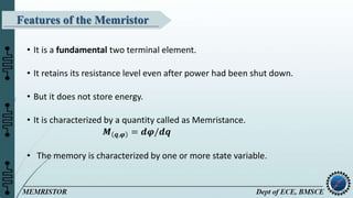 Memristor | PPTX