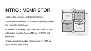 Challenges of emerging memory memristor. | PPTX | Data Storage and ...