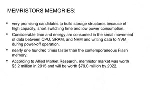 Challenges of emerging memory memristor. | PPTX | Data Storage and ...