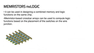 Challenges of emerging memory memristor. | PPTX | Data Storage and ...
