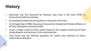 Memristor | PPTX
