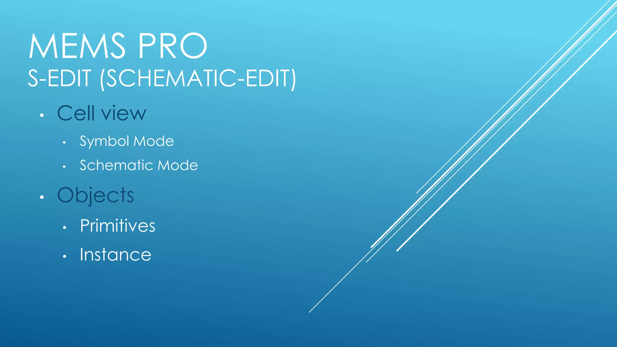 Introduction to MEMS and MEMS PRO | PPT