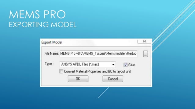 Introduction to MEMS and MEMS PRO | PPT