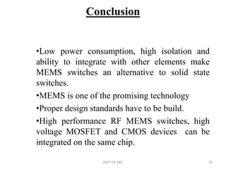 Mems technology ppt | PPTX