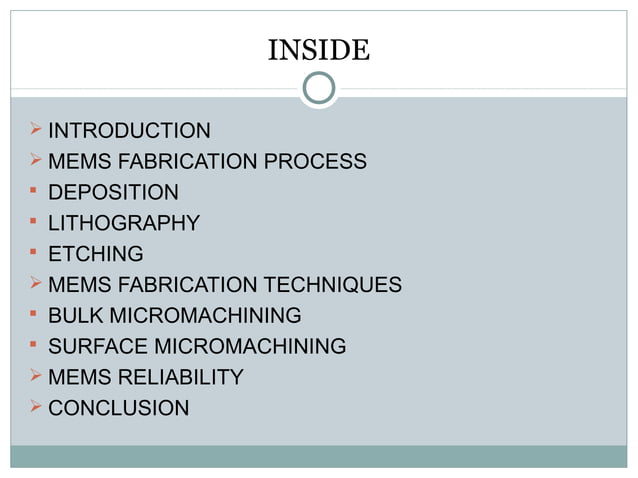 Mems Reliability Review | PPT