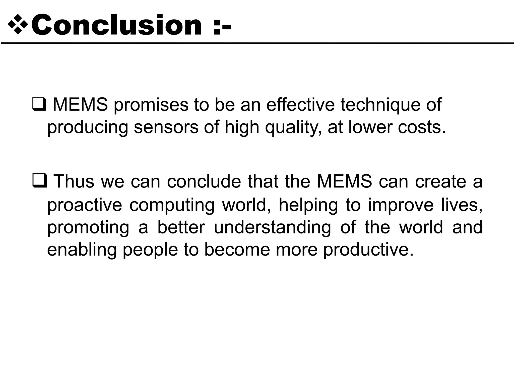 MEMS | PPTX