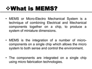 MEMS | PPTX