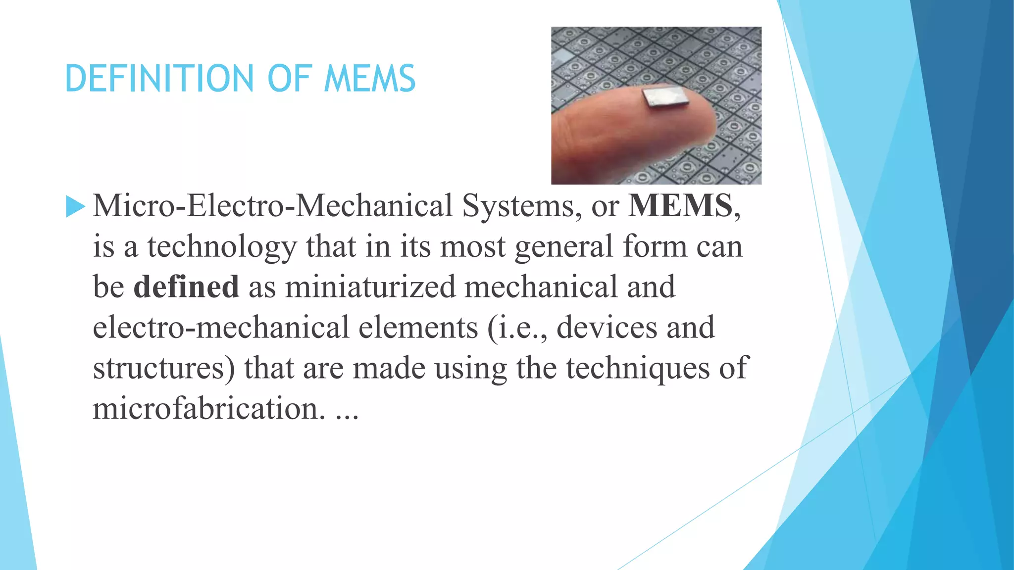 Mems | PPT