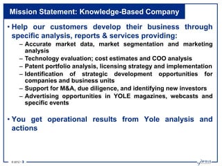 Mems 2013 mef_yole | PPT