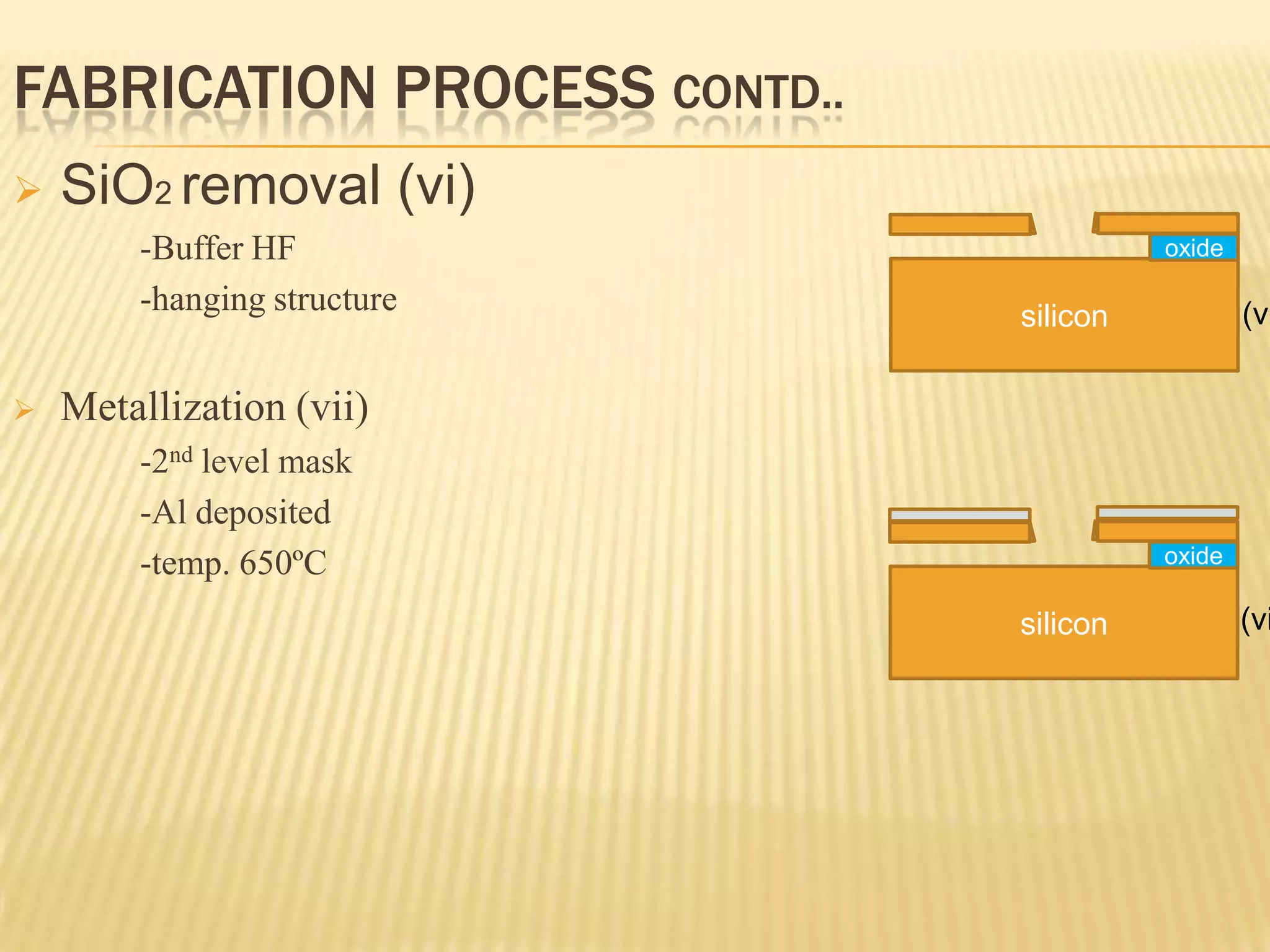 Mems accelerometer designing and fabrication | PPTX