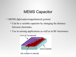 Mems capacitor | PPT