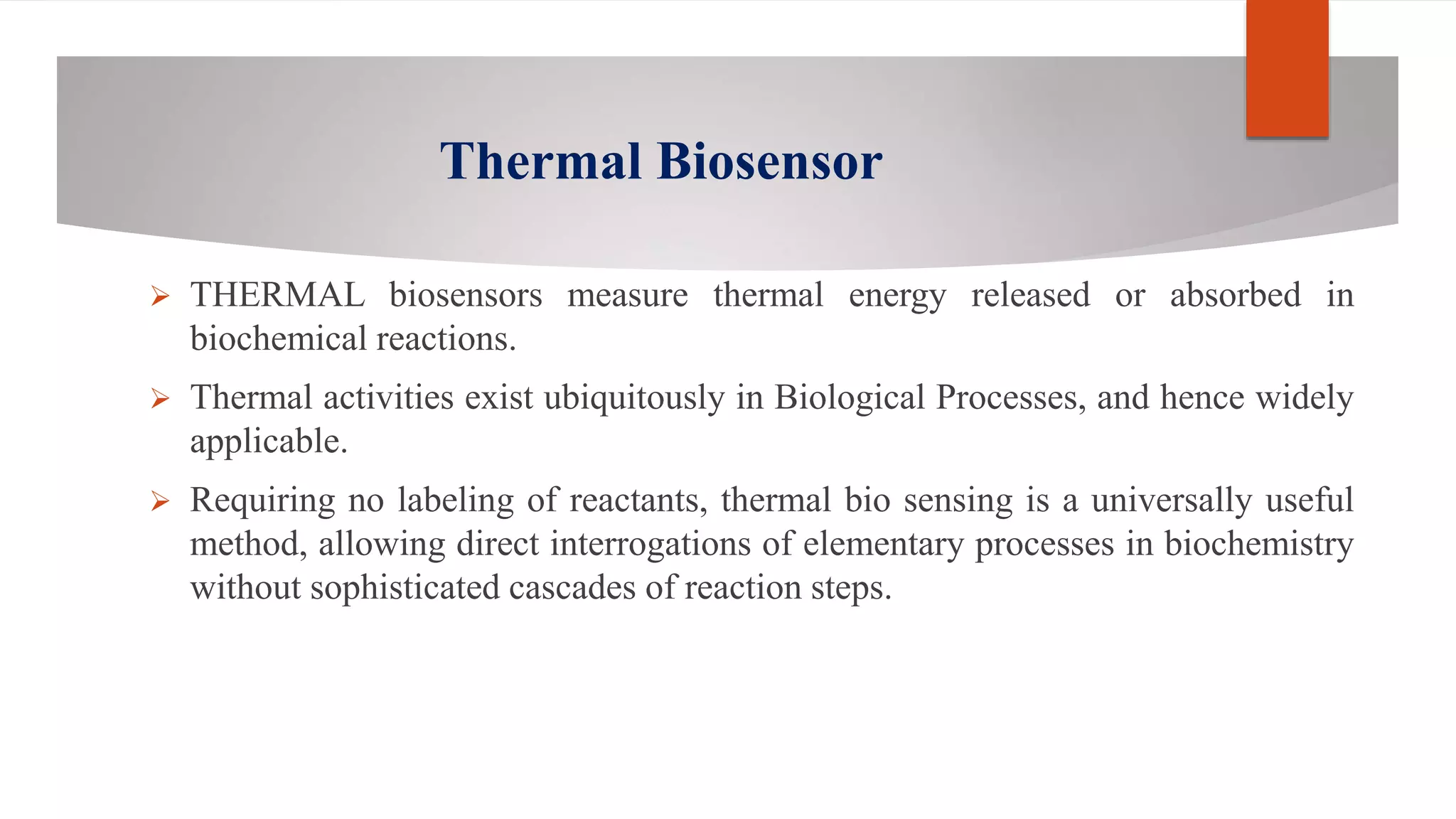 MEMS Thermal Biosensor | PPTX