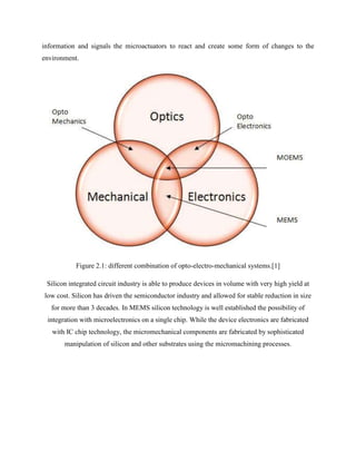 Mems finalr eport | DOCX | Physics | Science