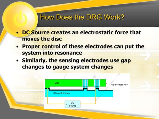 Mems gyroscope working, principle of operation of disc resonator ...