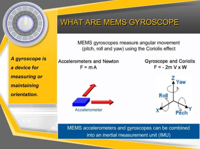 Mems gyroscope working, principle of operation of disc resonator ...