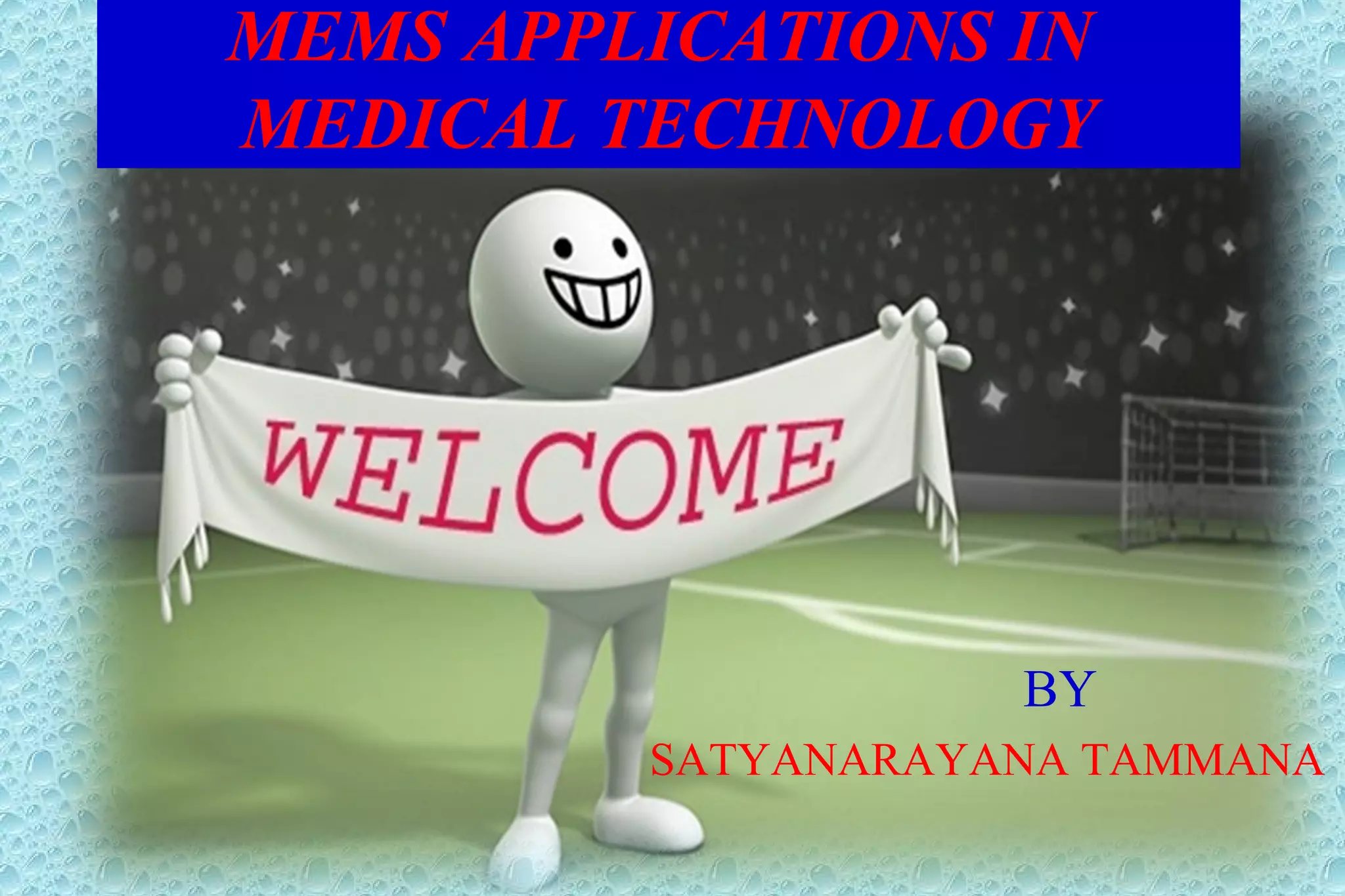 Mems in medical technology | PPT