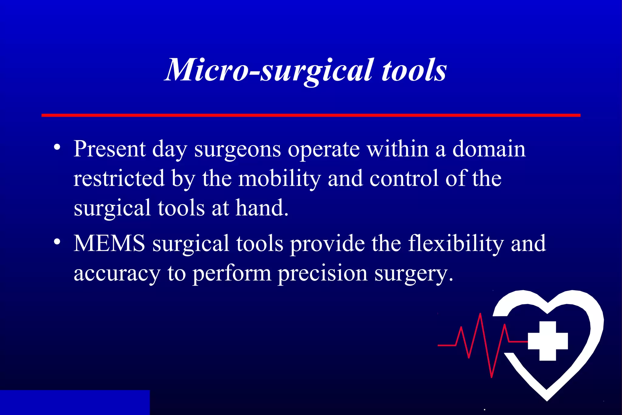 Mems in medical technology | PPT