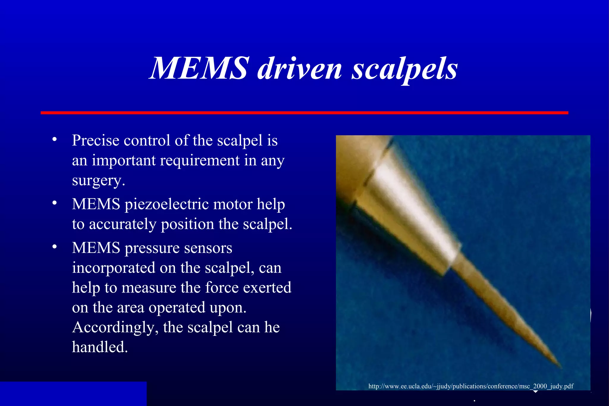 Mems in medical technology | PPT