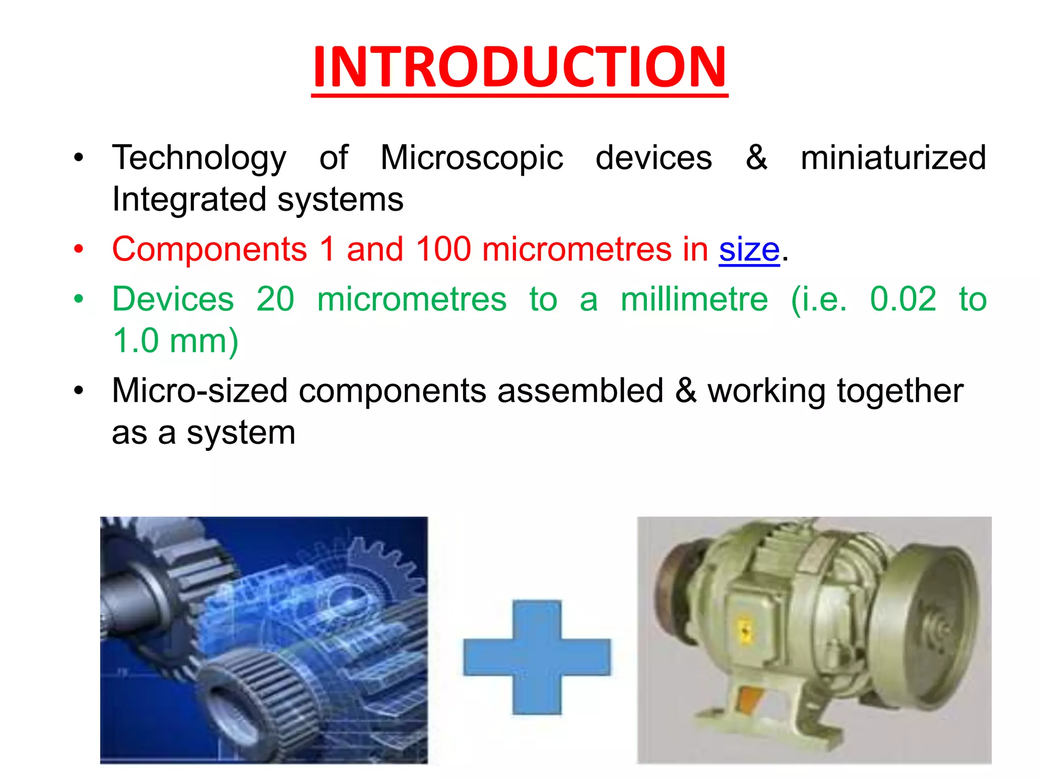 Mems introduction | PPTX