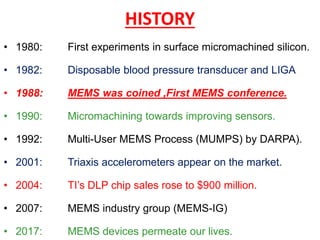 Mems introduction | PPTX