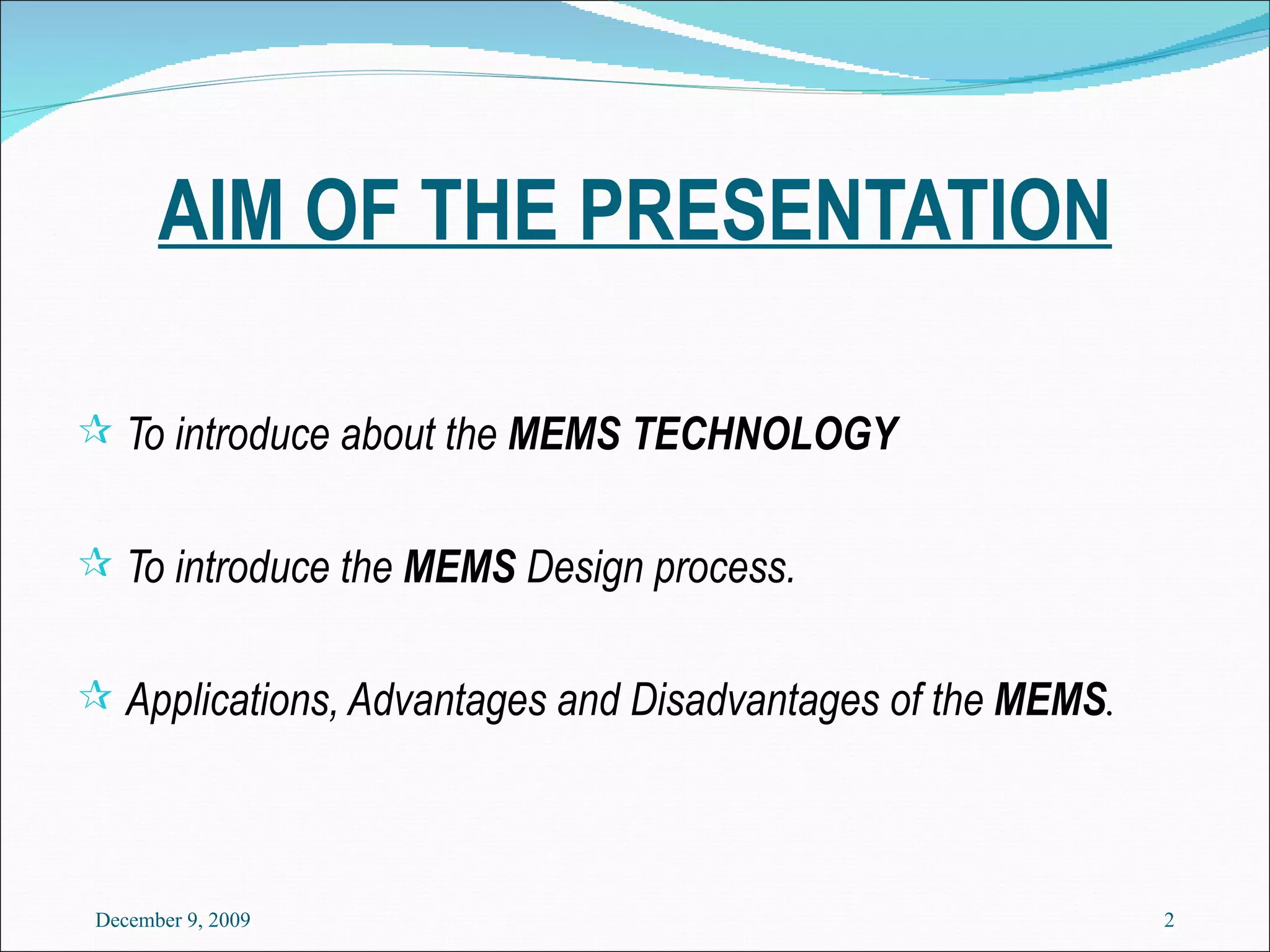 Mems(Intro Presentation) | PPS